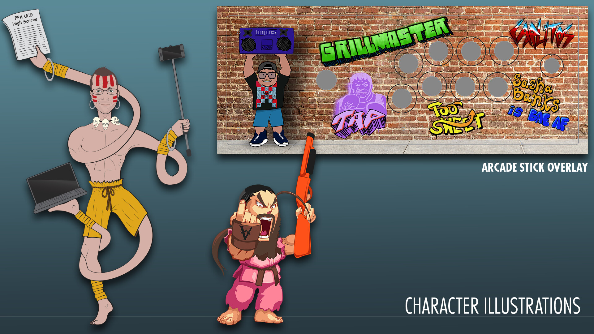 Josh Featherstone - Illustrations and Comps