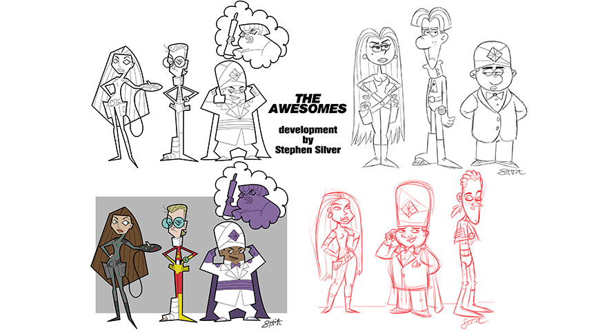 stephen silver - Character Design