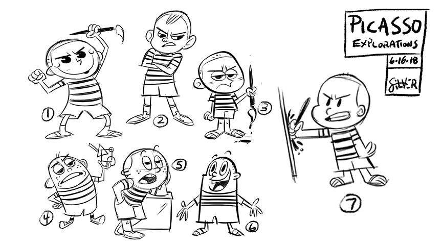 stephen silver - Character Design