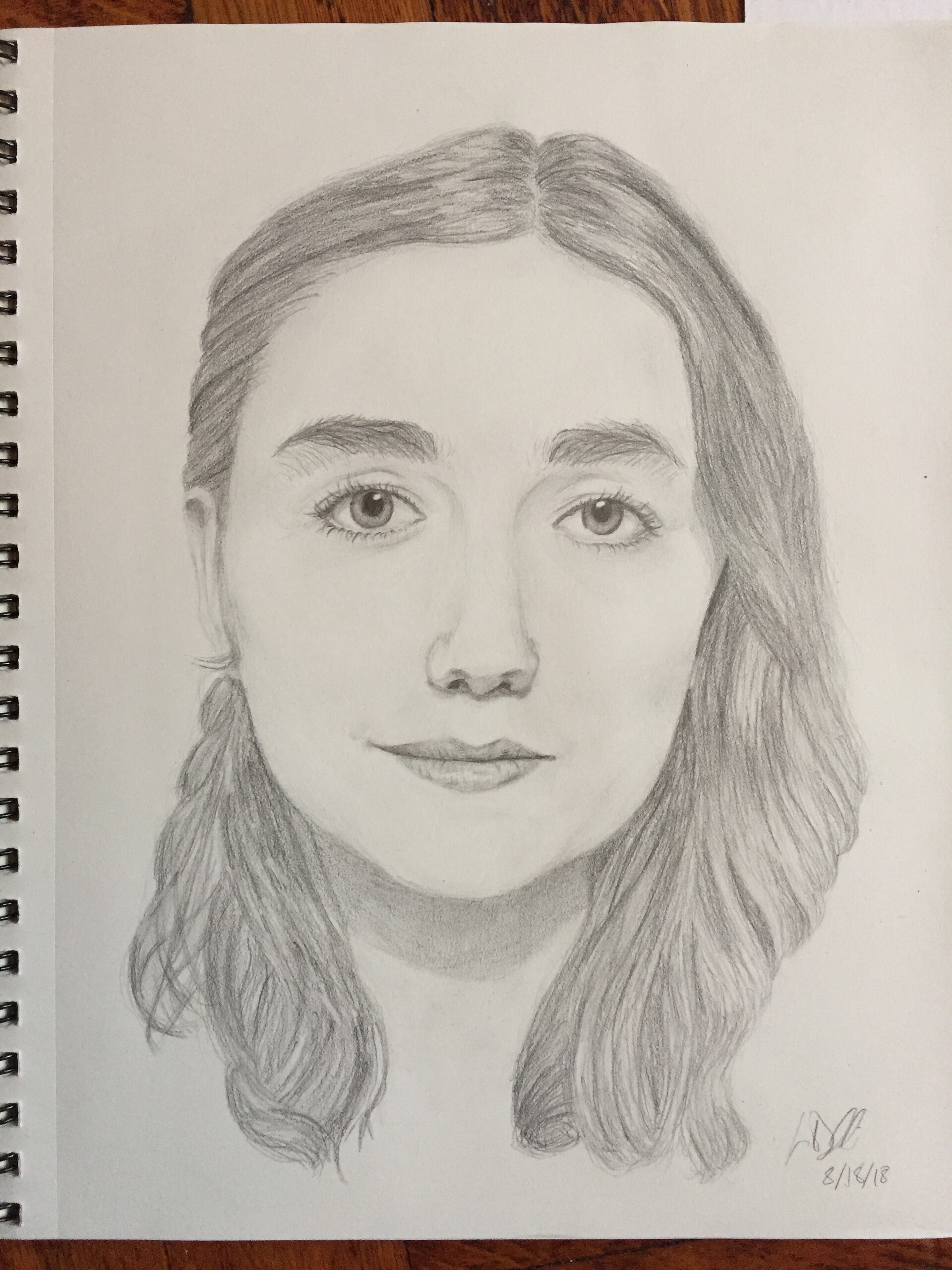 ArtStation - Graphite Self Portrait