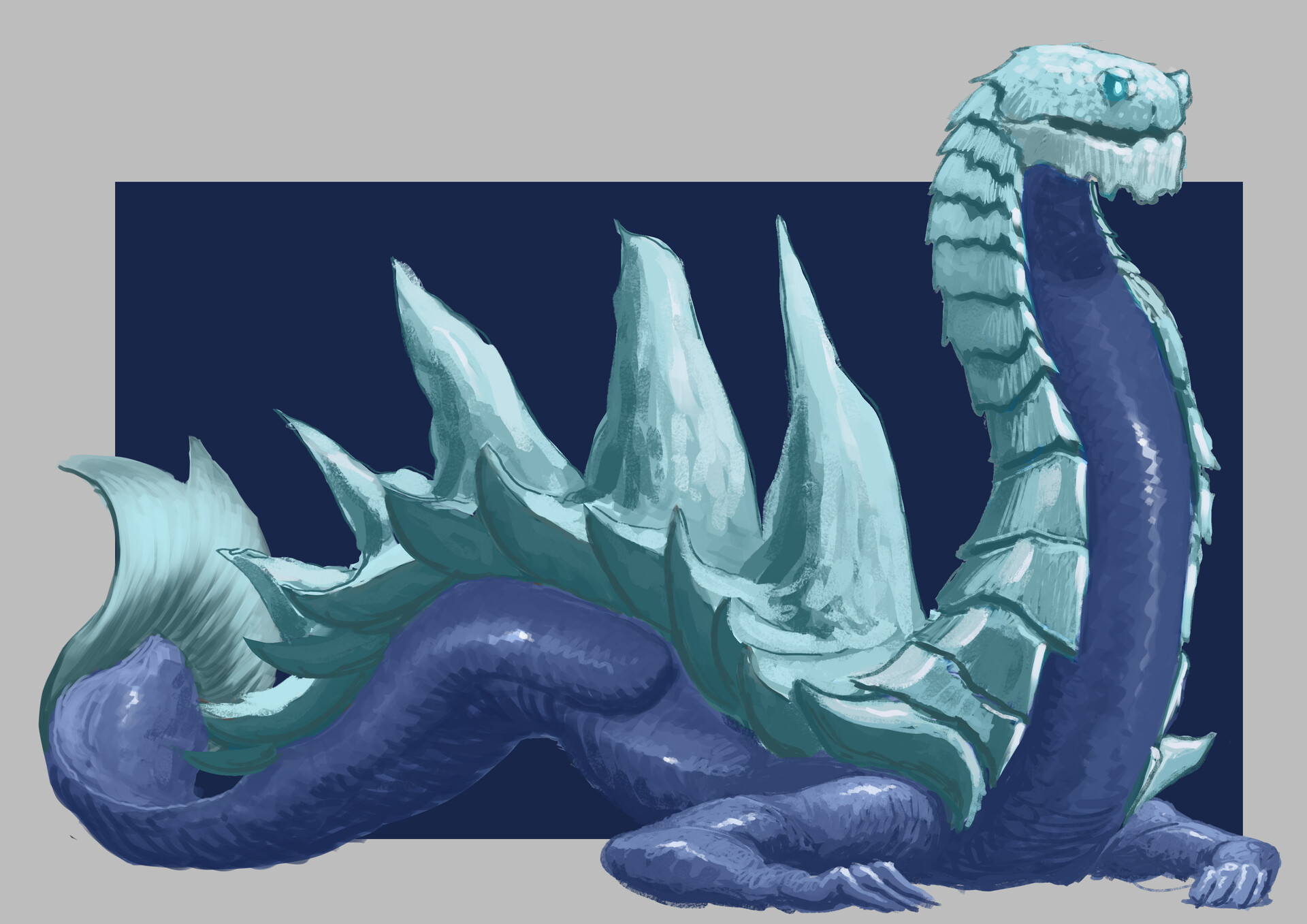 ArtStation - Artic Sea Wyrm