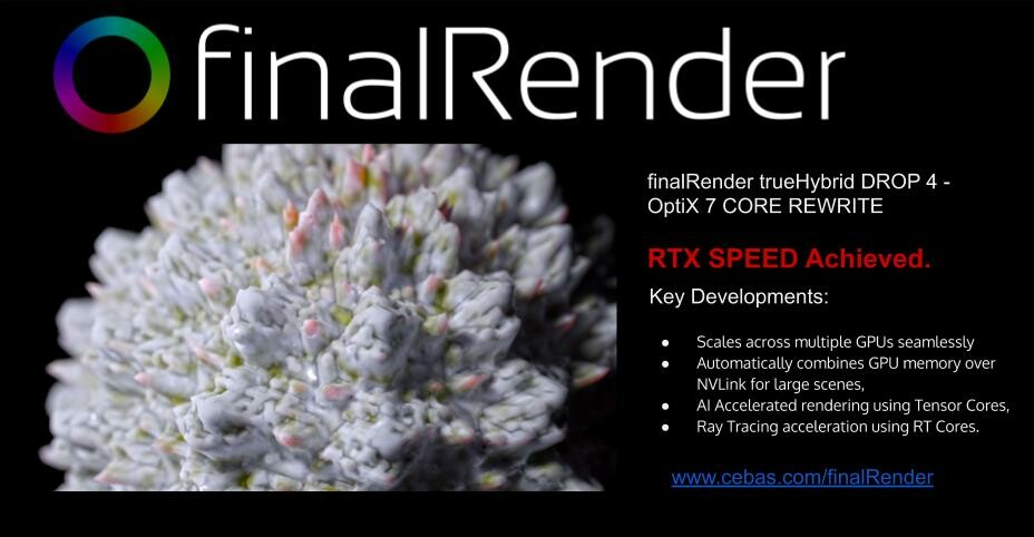 Cedar TW - finalRender Drop 4 OptiX 7 CORE REWRITE