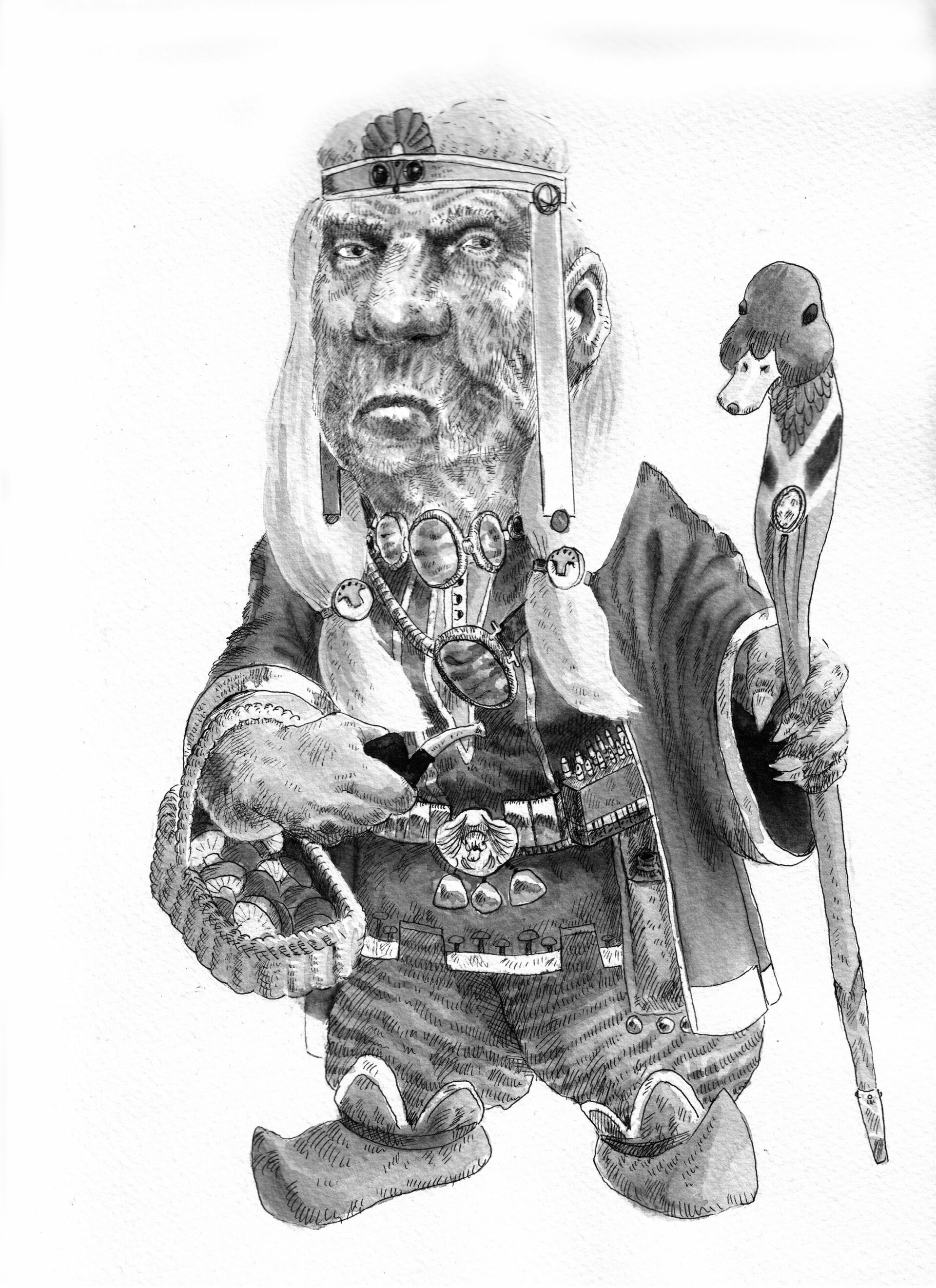 ArtStation - Shaman of the Wandering Duck