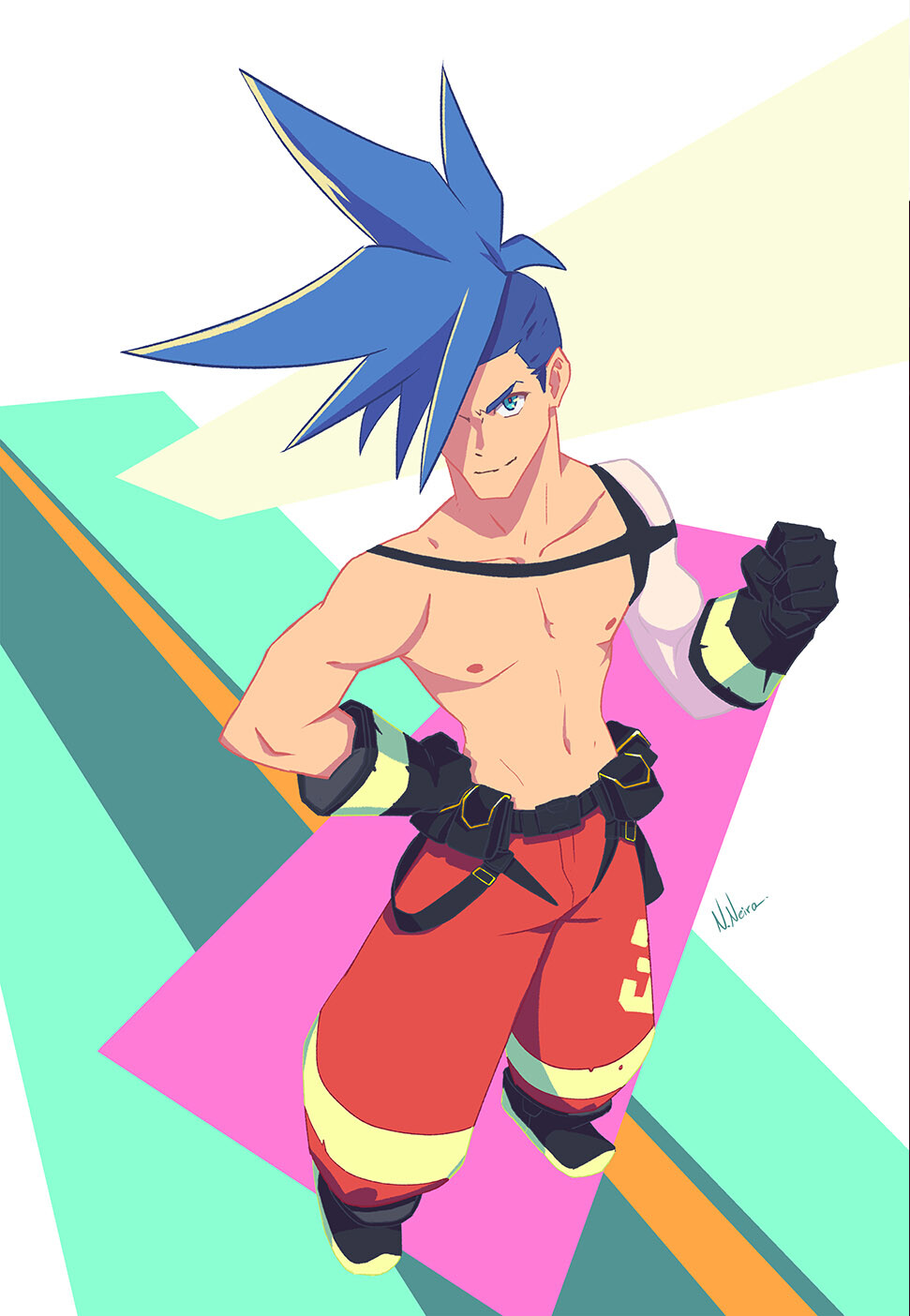 ArtStation - Galo Thymos - Promare | Fanart, Nadinne Neira