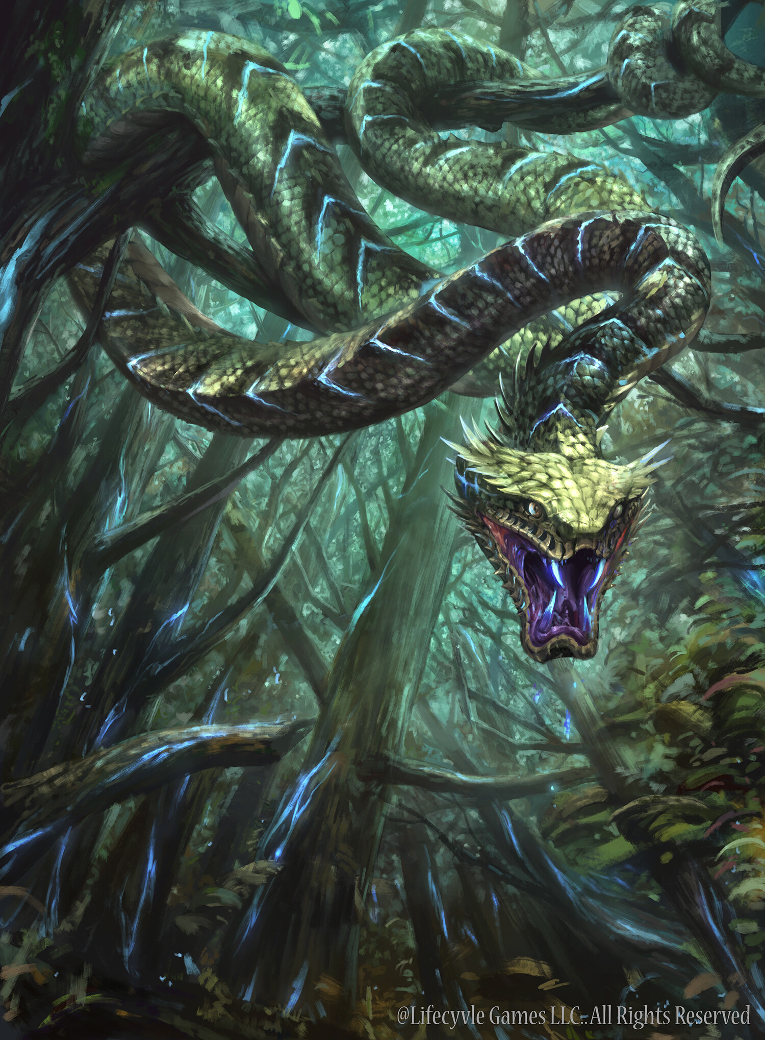 ArtStation - My artwork: Rotten Serpent