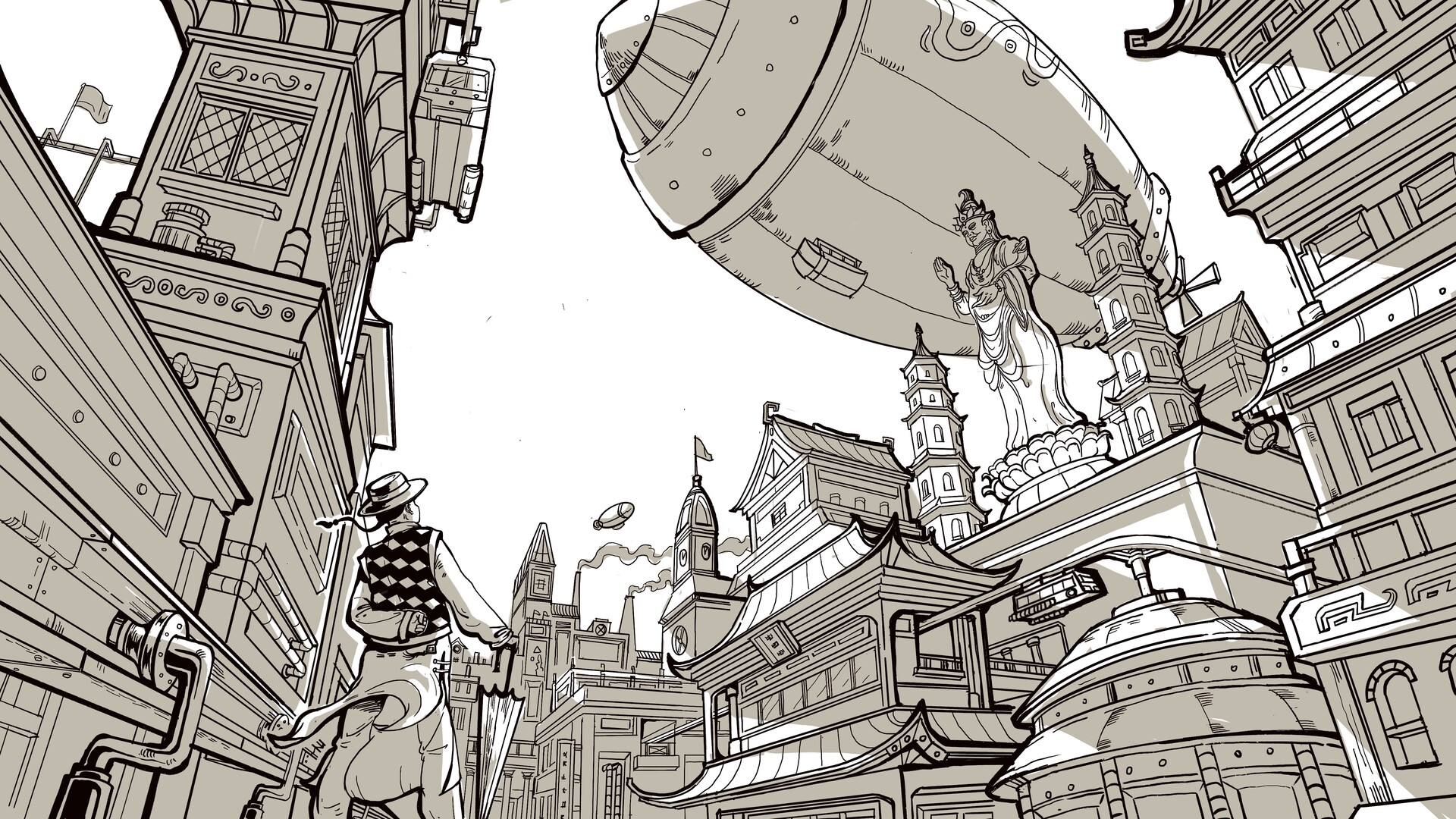 ArtStation - Qing dynasty steampunk