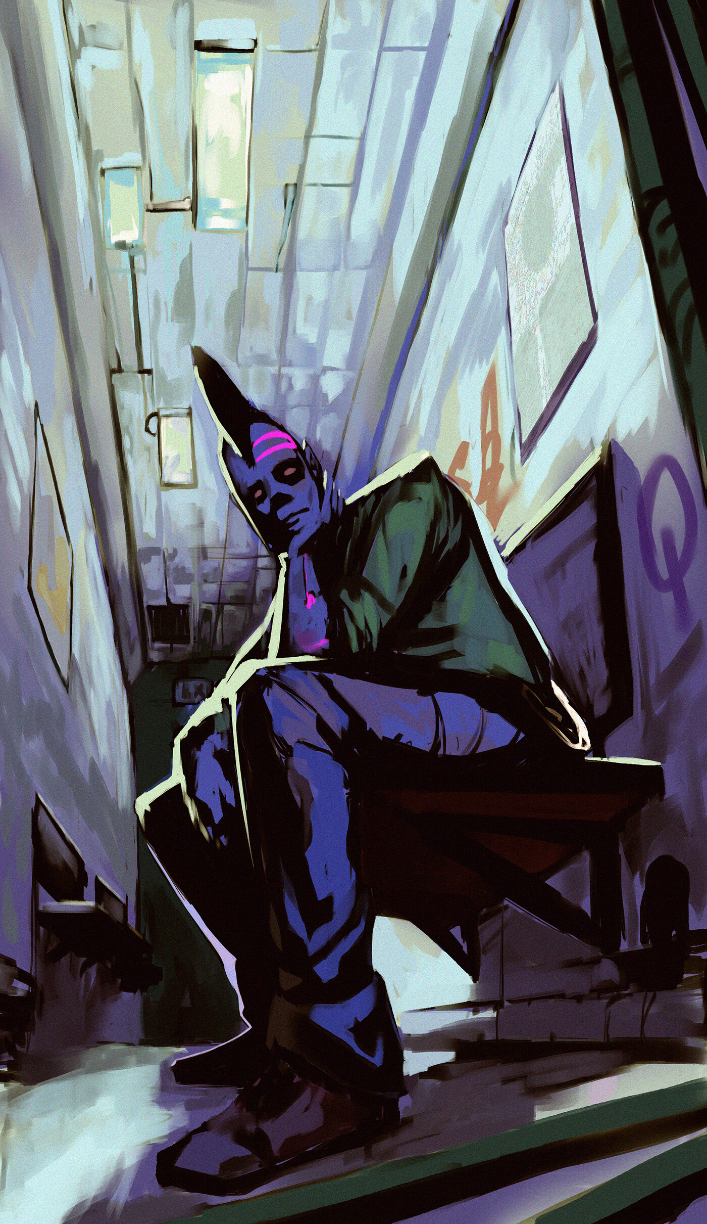 ArtStation - Futuristic punk