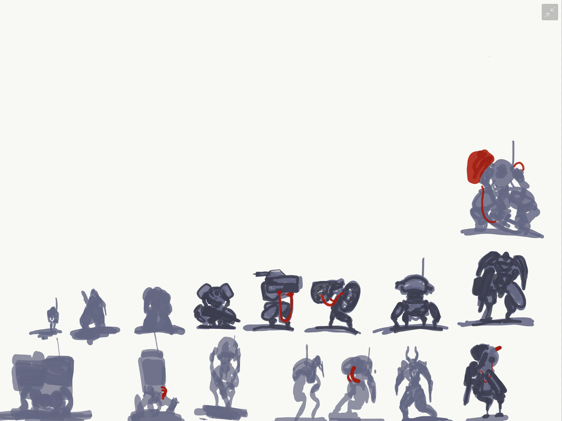 ArtStation - Mech thumbnails