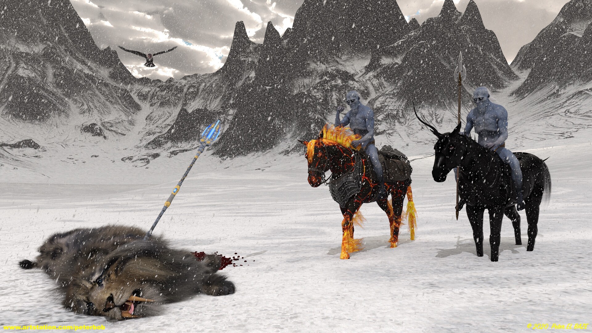 ArtStation - White Walkers