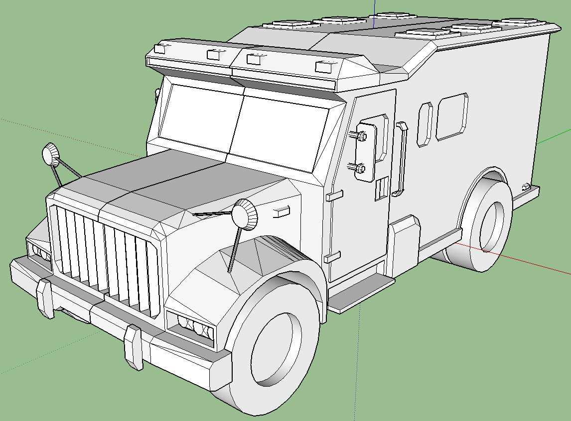 ArtStation - Bank Money Truck