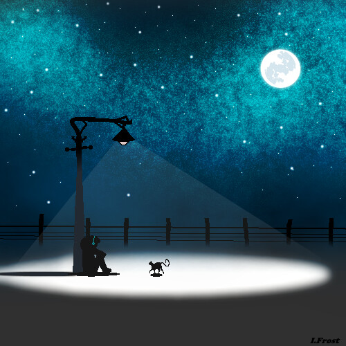 ArtStation - lonely night
