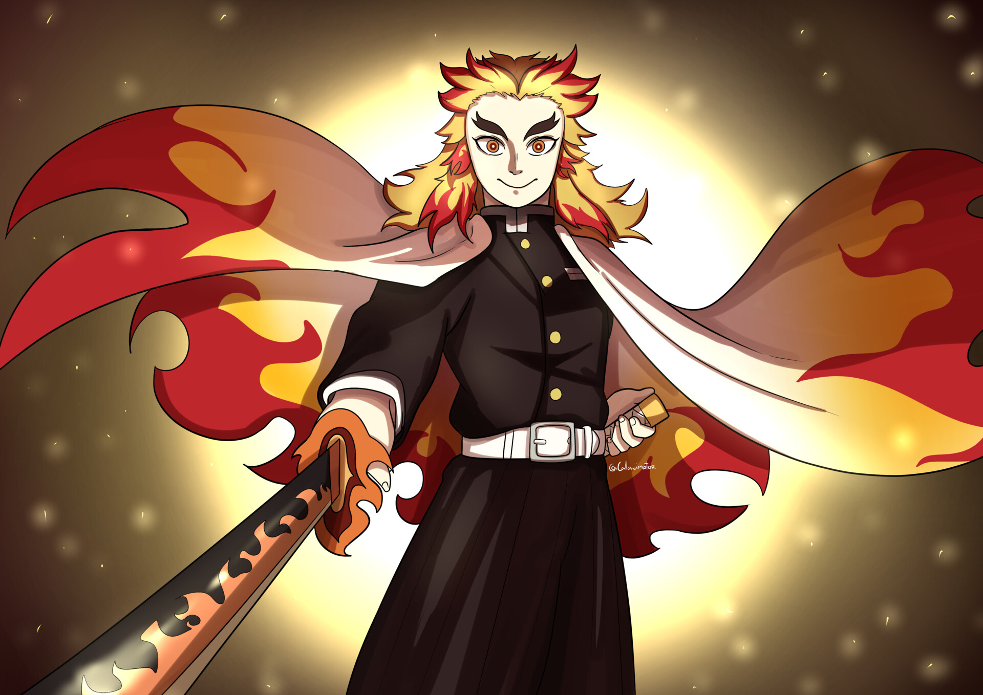 ArtStation - Kyojuro Rengoku