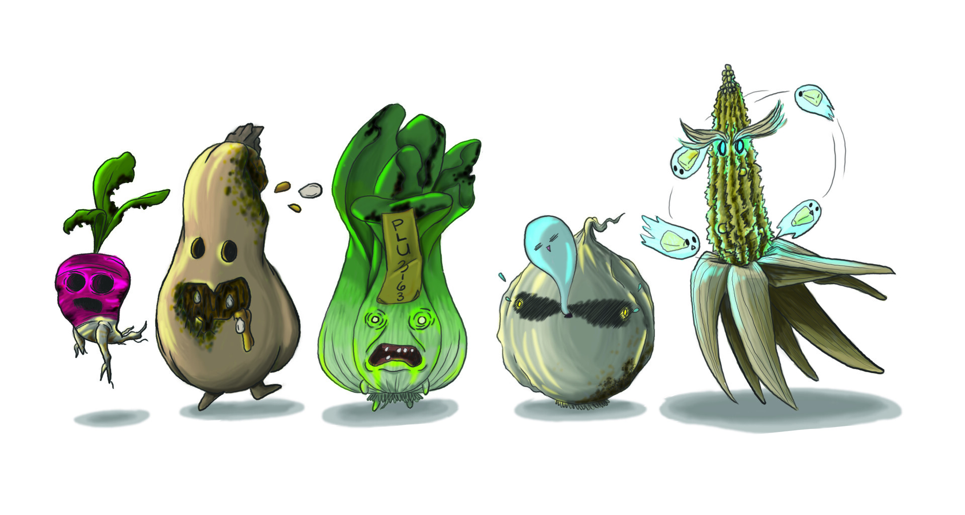 ArtStation - Haunted Vegetable Character Design