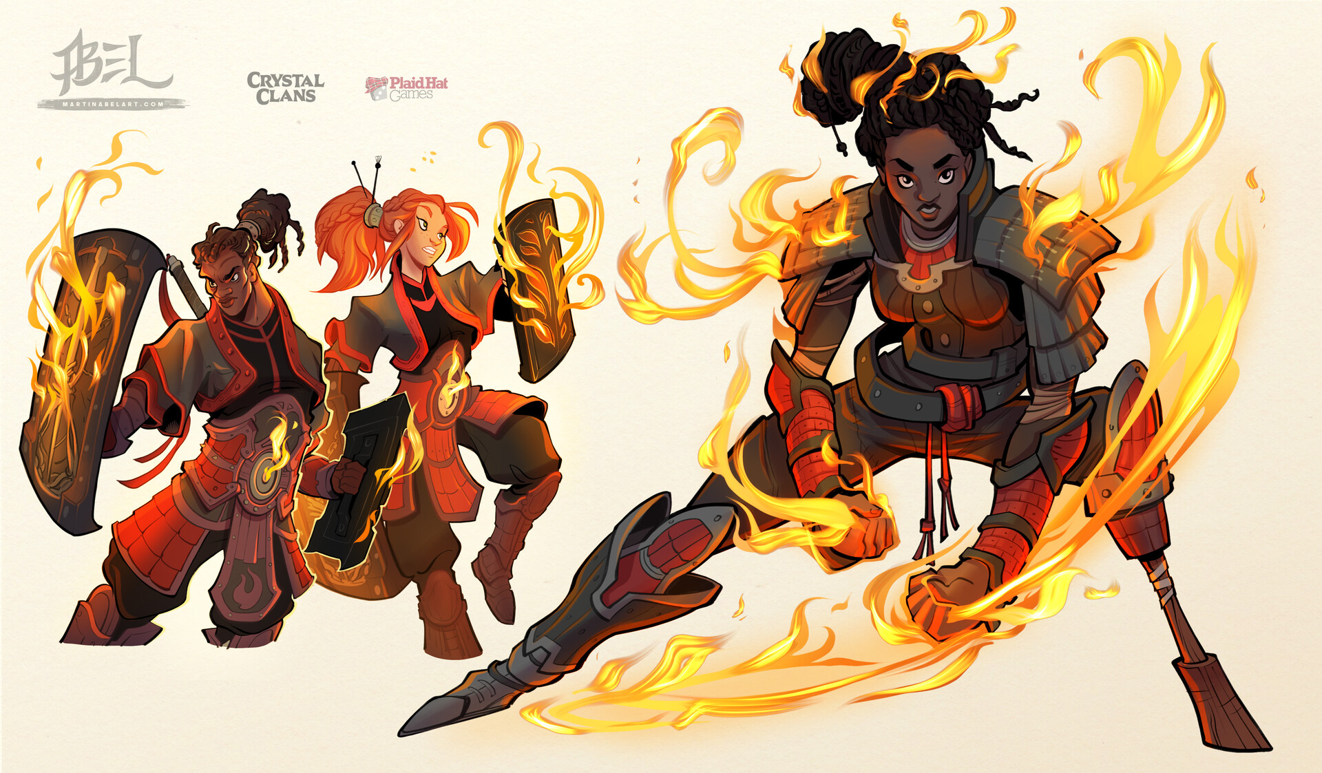 ArtStation - Crystal Clans character art - Fire Clan (2)