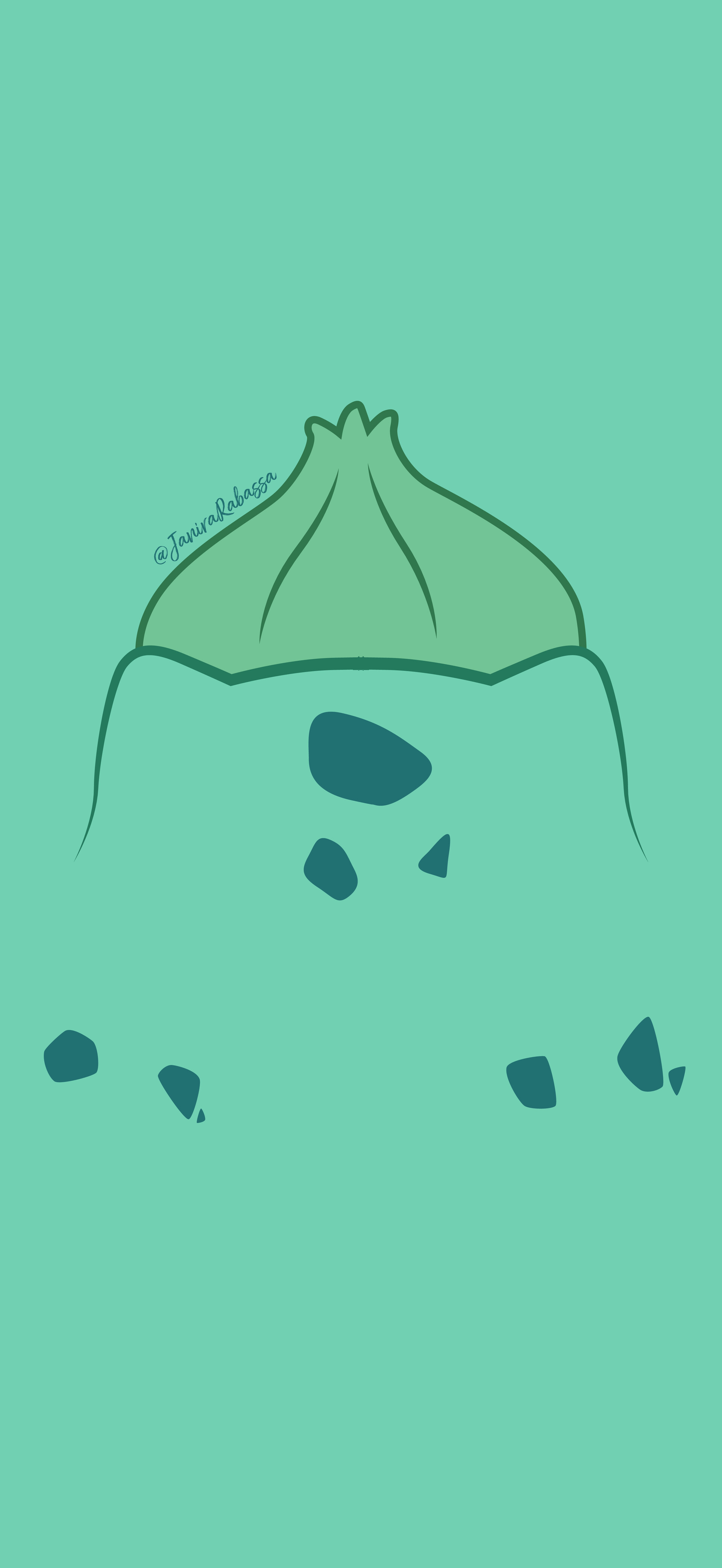 ArtStation - 001 Bulbasaur - Minimal wallpaper