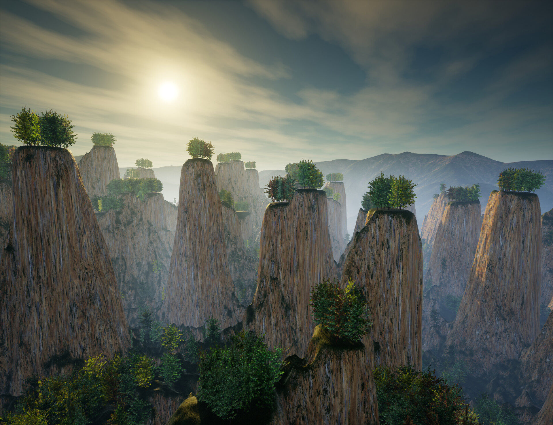 ArtStation - Unreal Thin Mountains