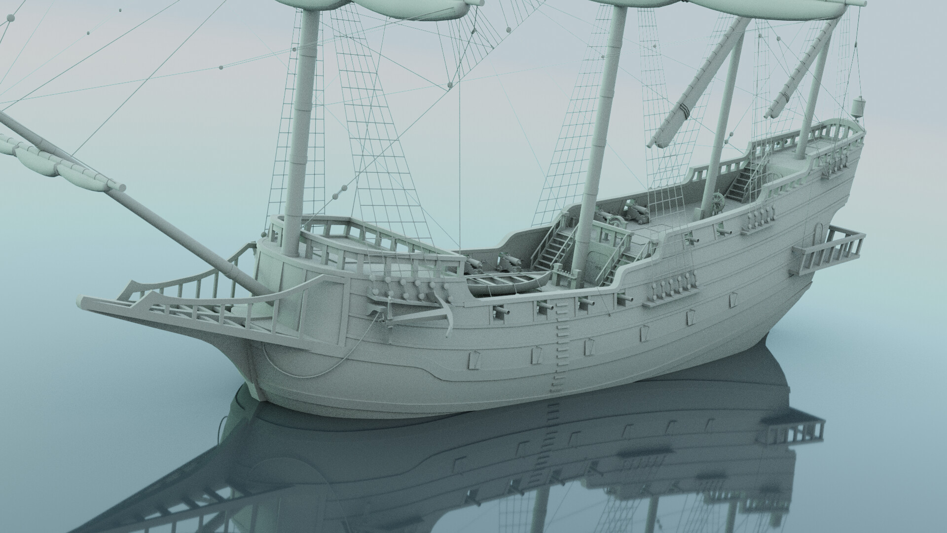 Piotr Mucha - Old ship and the whale