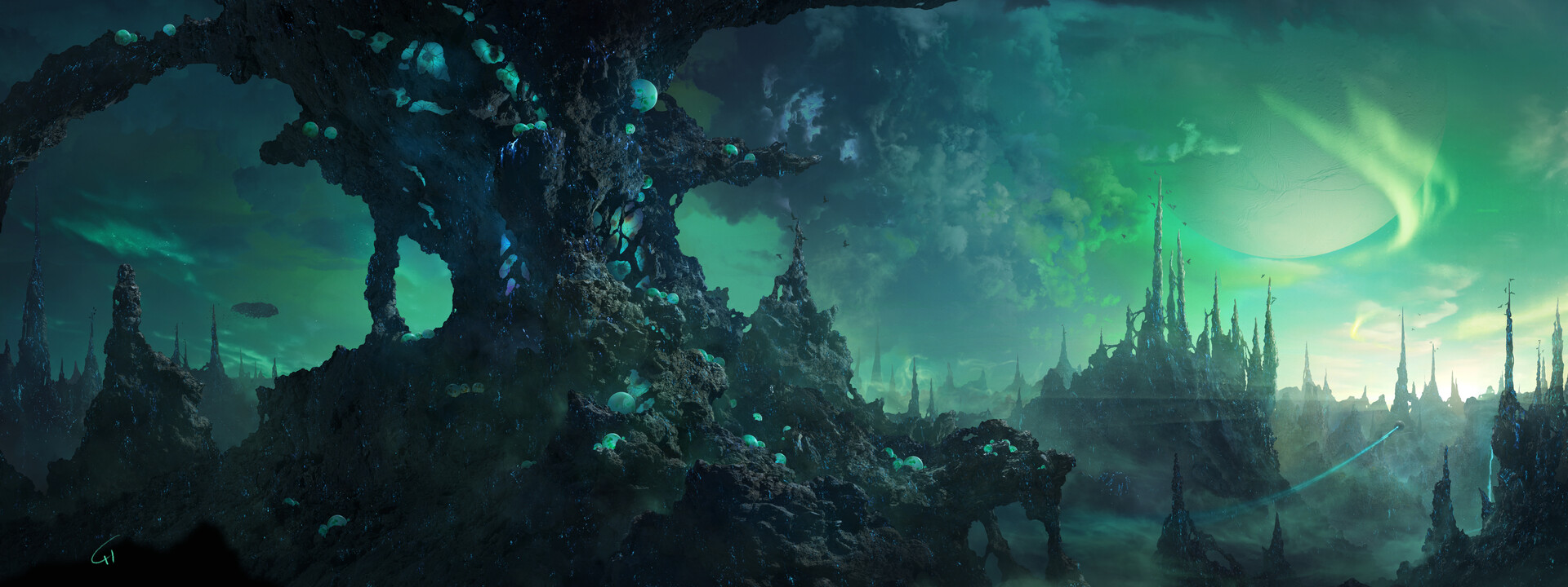 ArtStation - alien planet