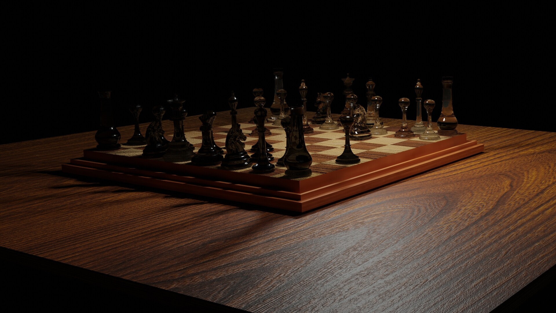 ArtStation - chess board 3d model