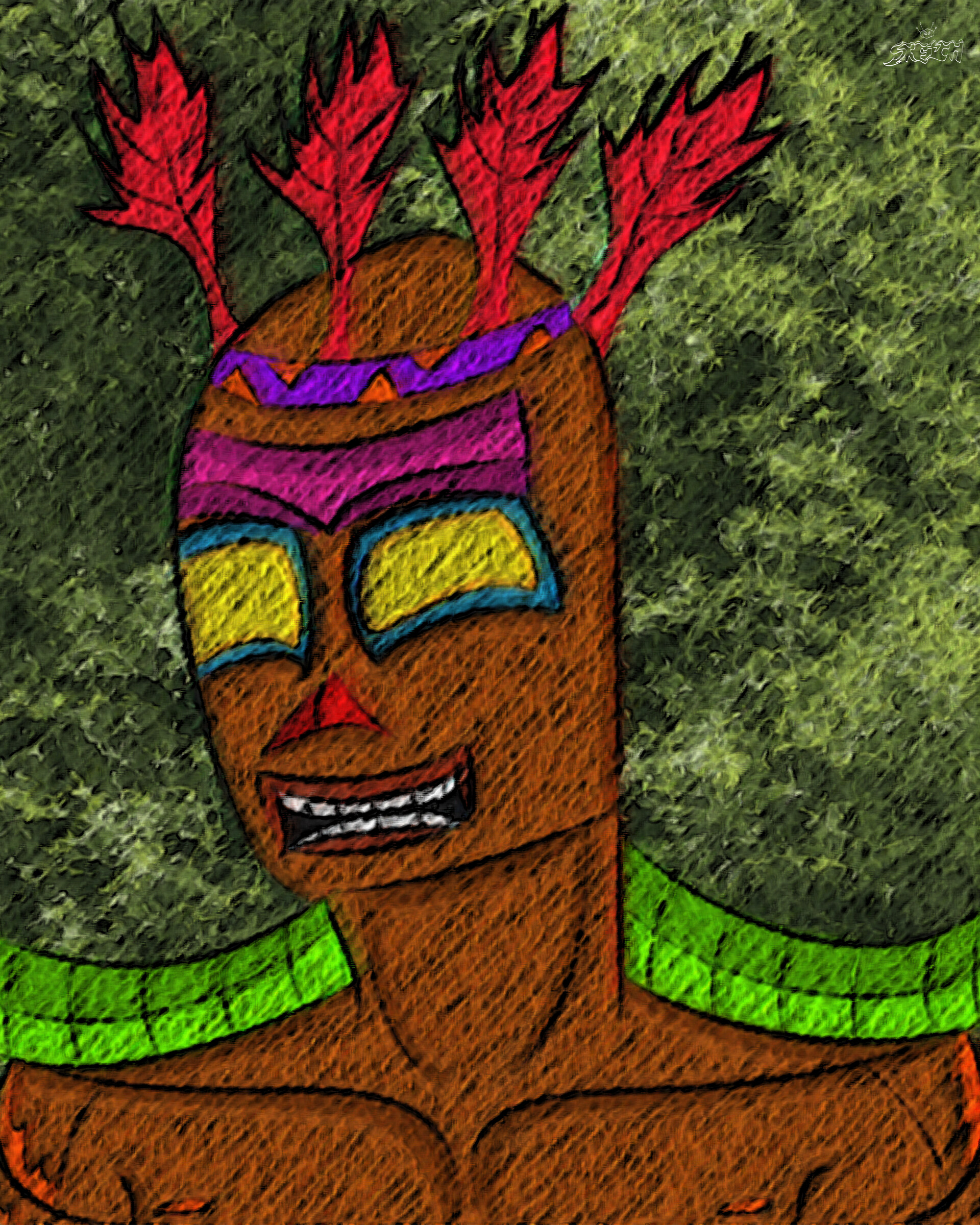 ArtStation - Tikiman painting