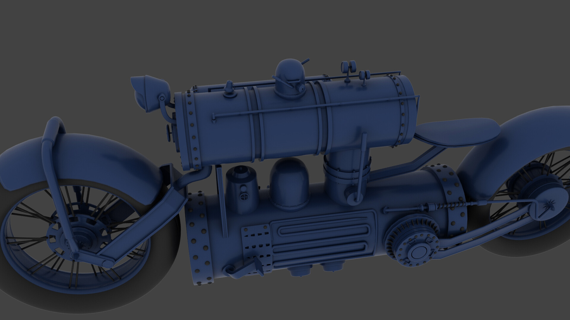 ArtStation - Steam punk bike