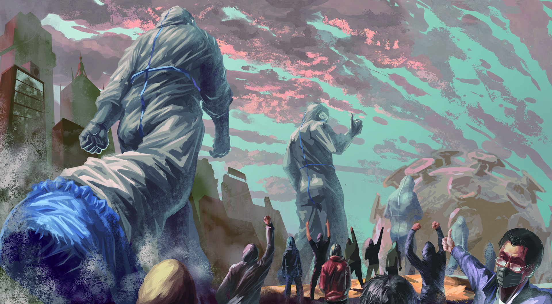 ArtStation - The Countermarching Heros