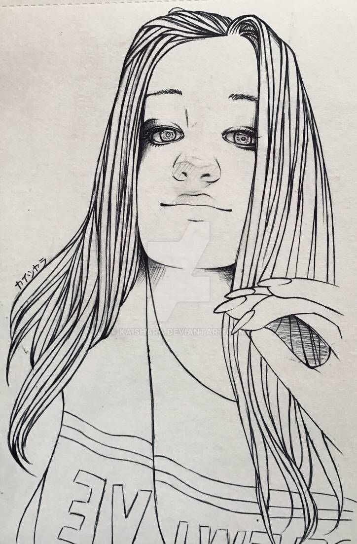 ArtStation - intimate person, line art