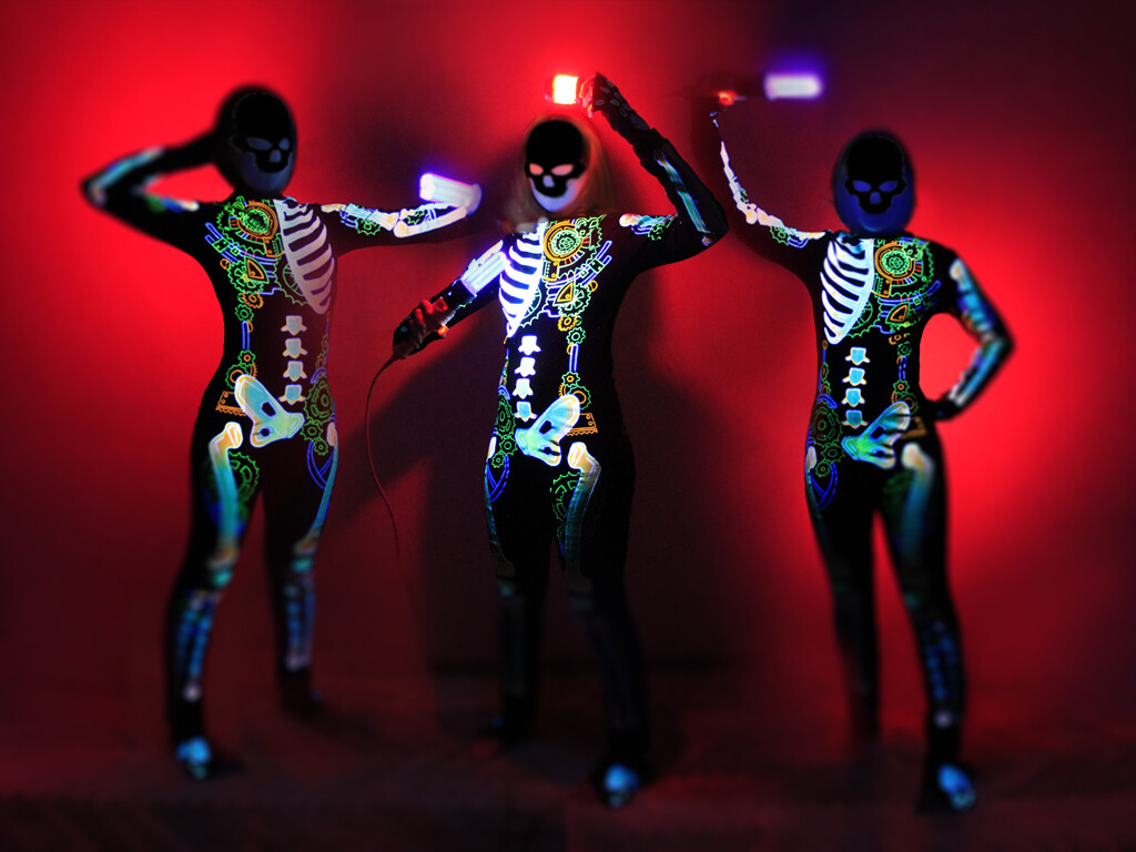 ArtStation - Glowing skeleton