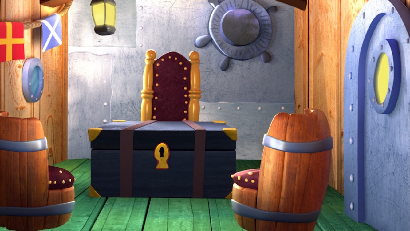 krusty krab inside office