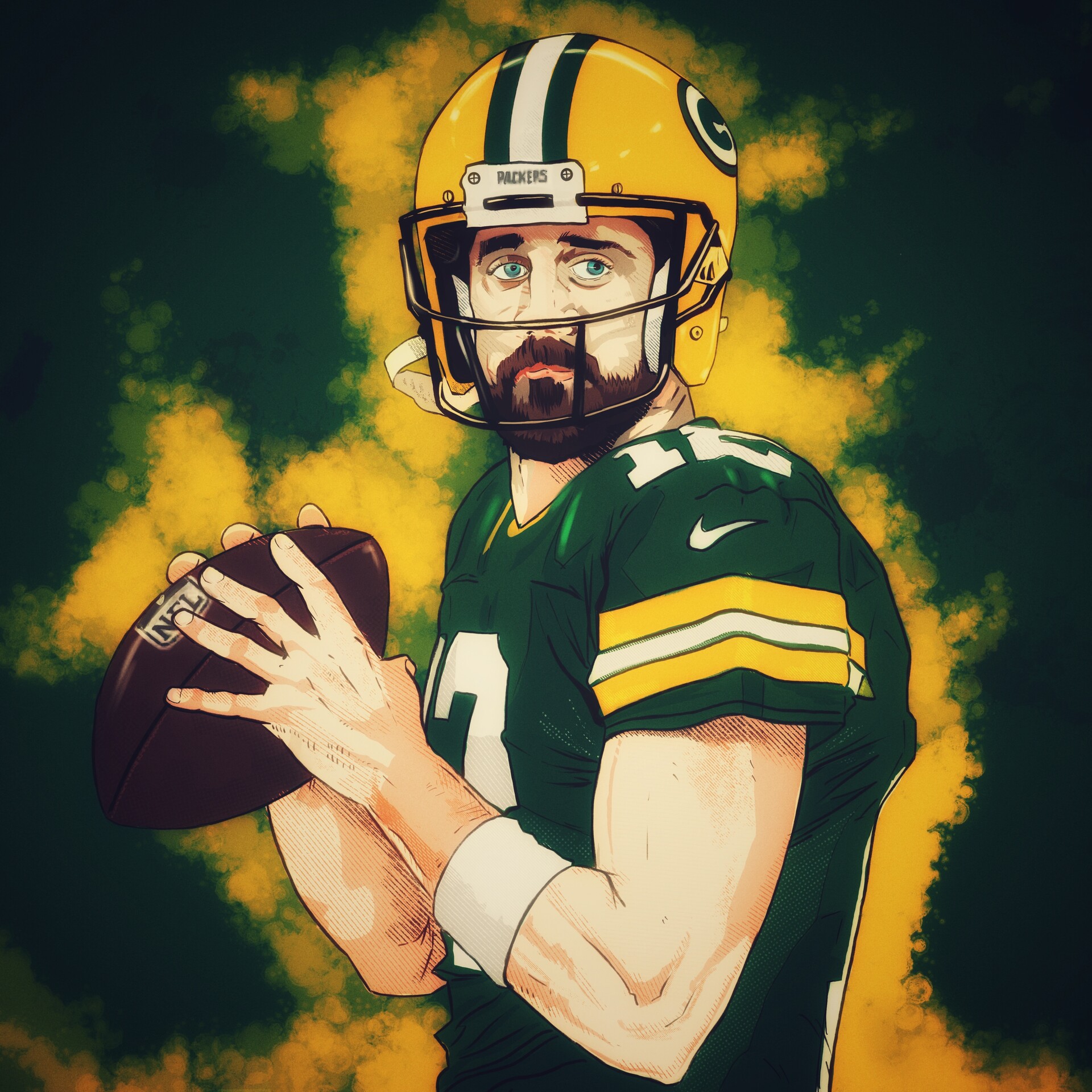 ArtStation - Aaron Rodgers
