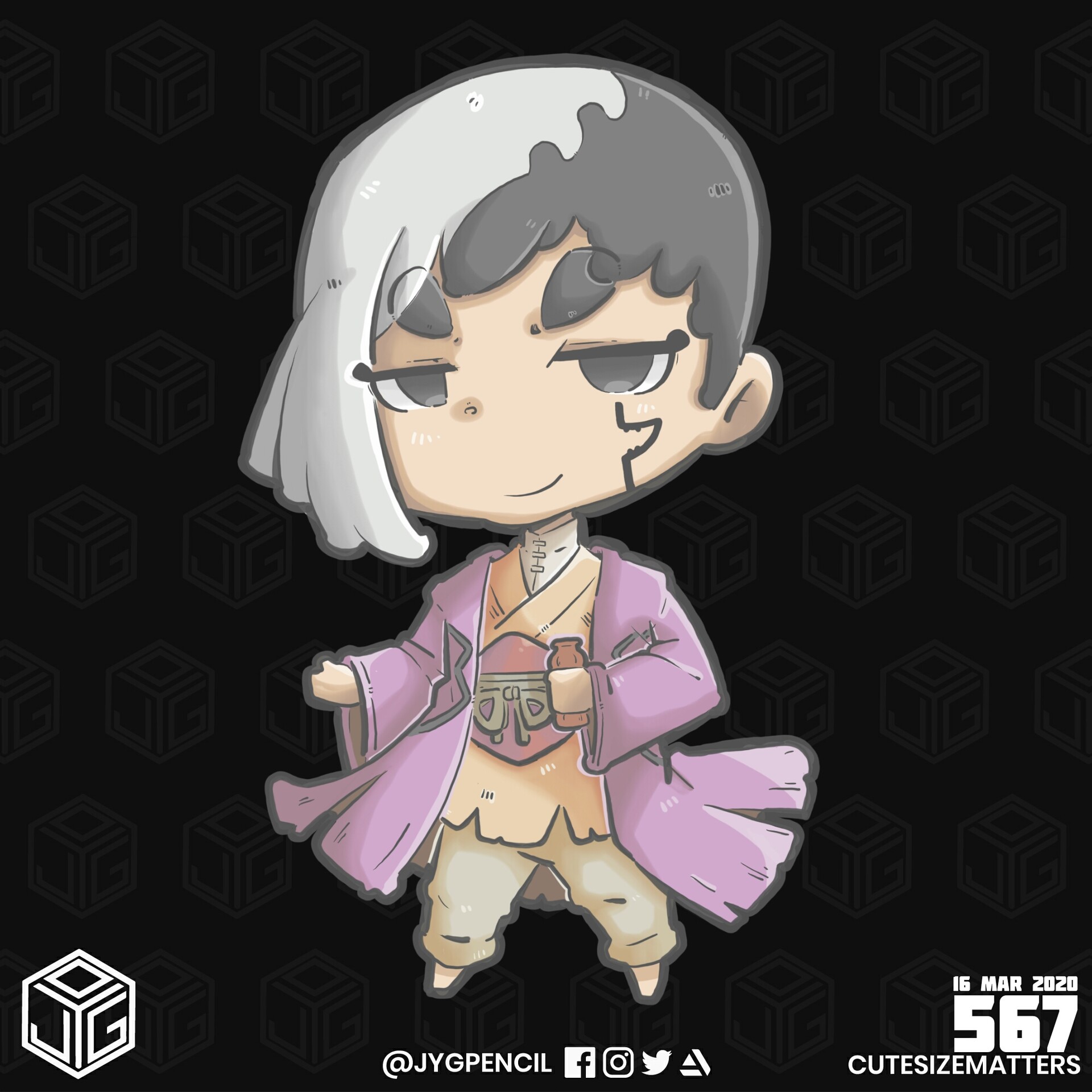 ArtStation - 567: Gen Asagiri [Dr. Stone]