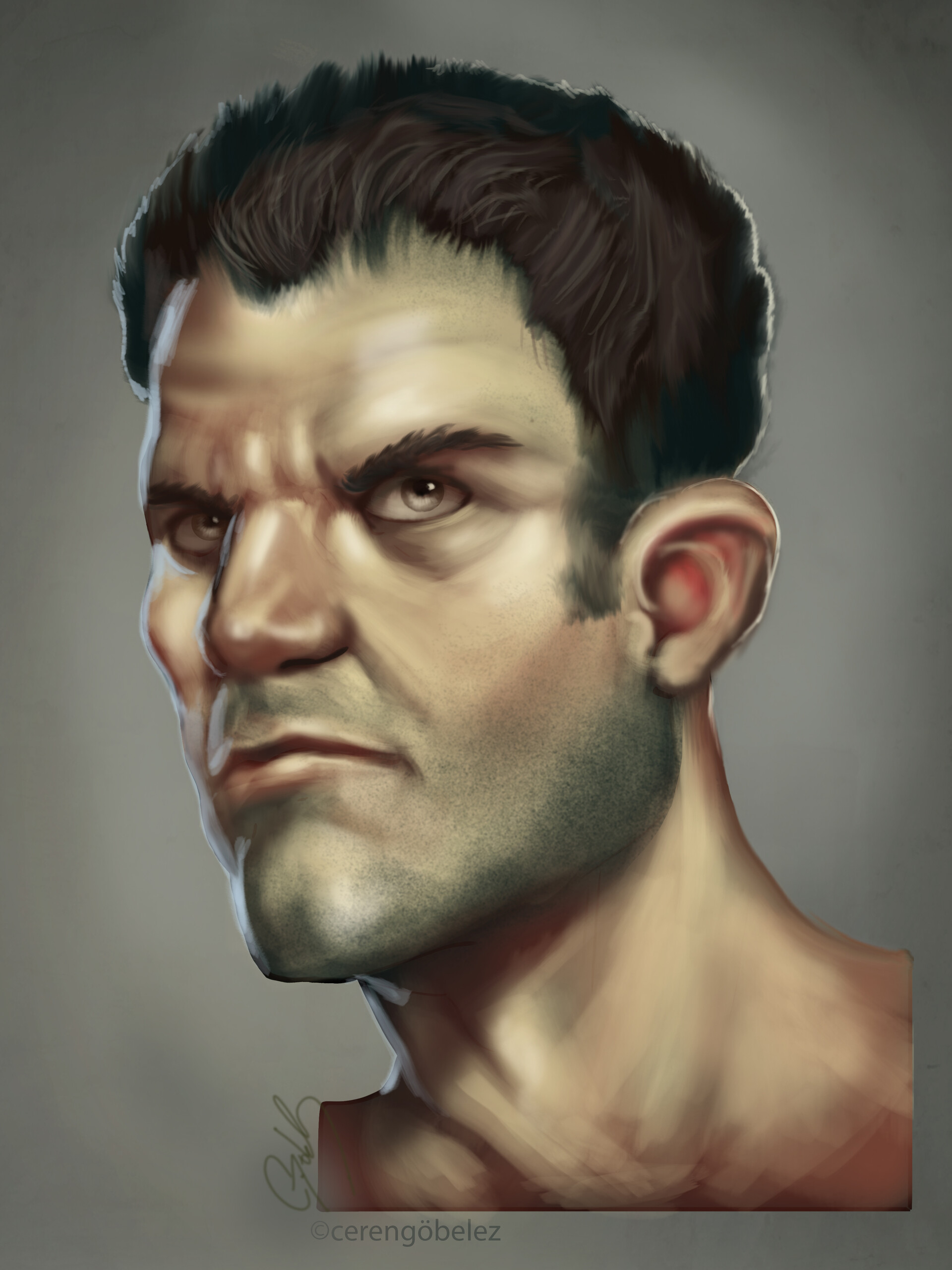 ArtStation - Male portrait