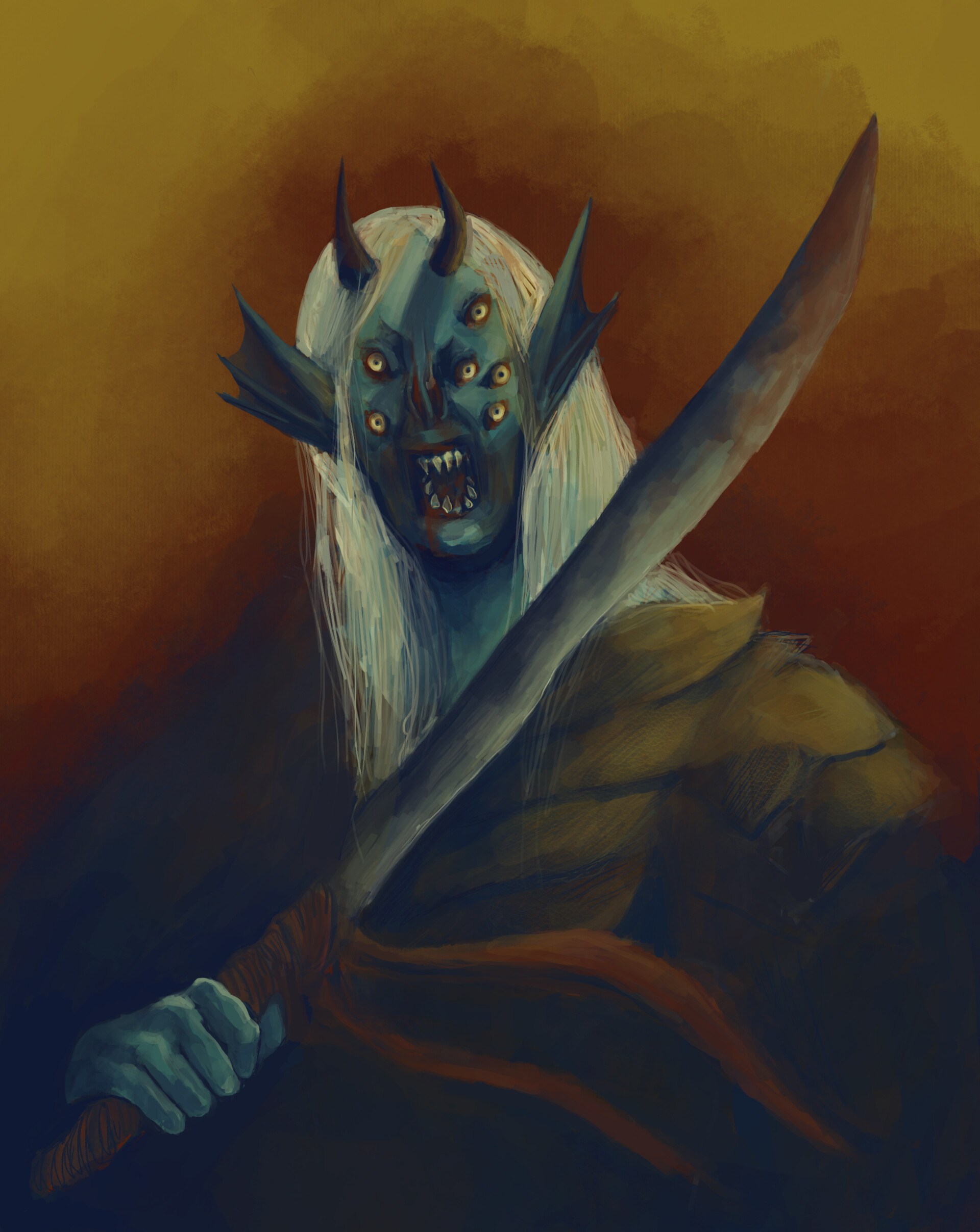 ArtStation - Orc dude having a good time