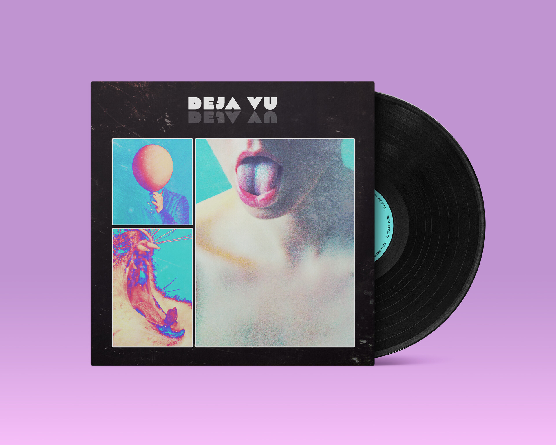 ArtStation - Album Cover #7 "Deja Vu" by Neon Papillon