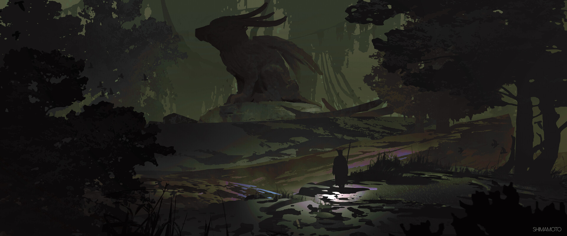 ArtStation - Demon Statue, Shimamoto