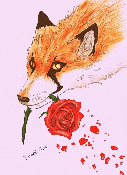 ArtStation - Bleeding rose