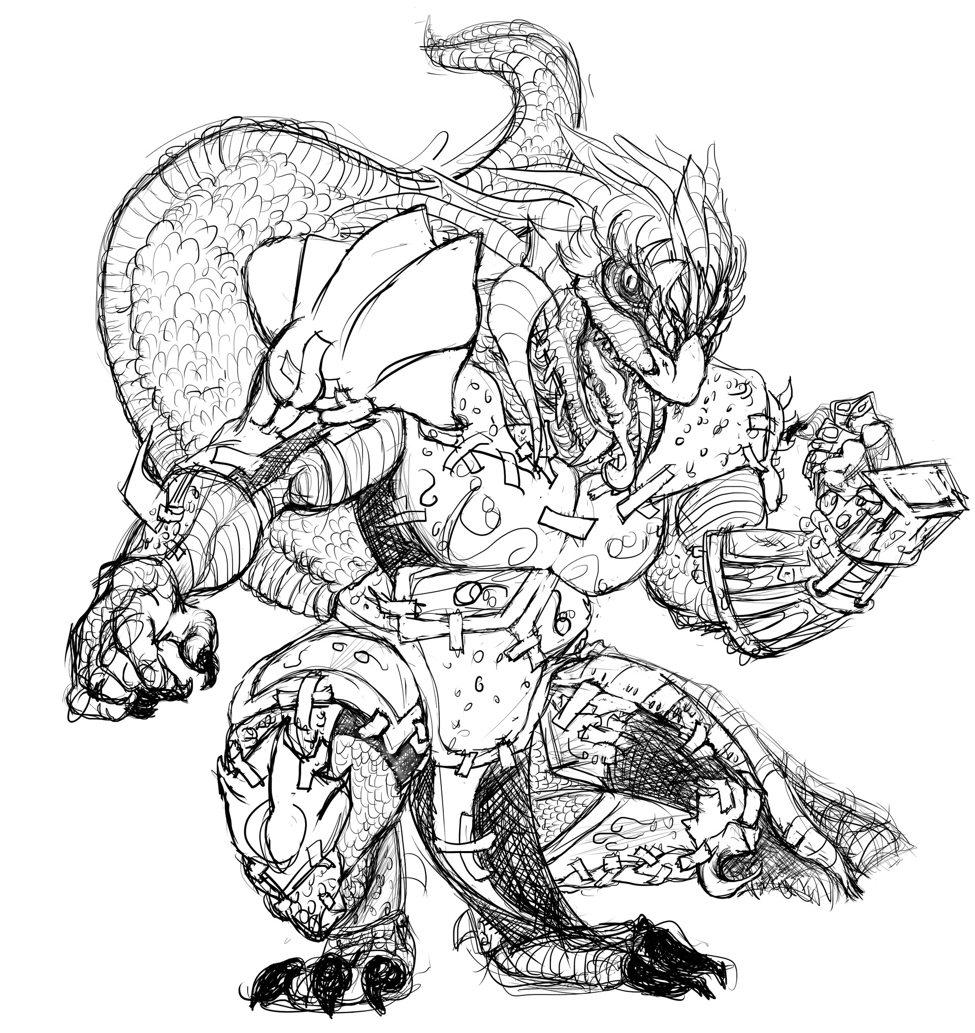 godzilla in hell coloring pages