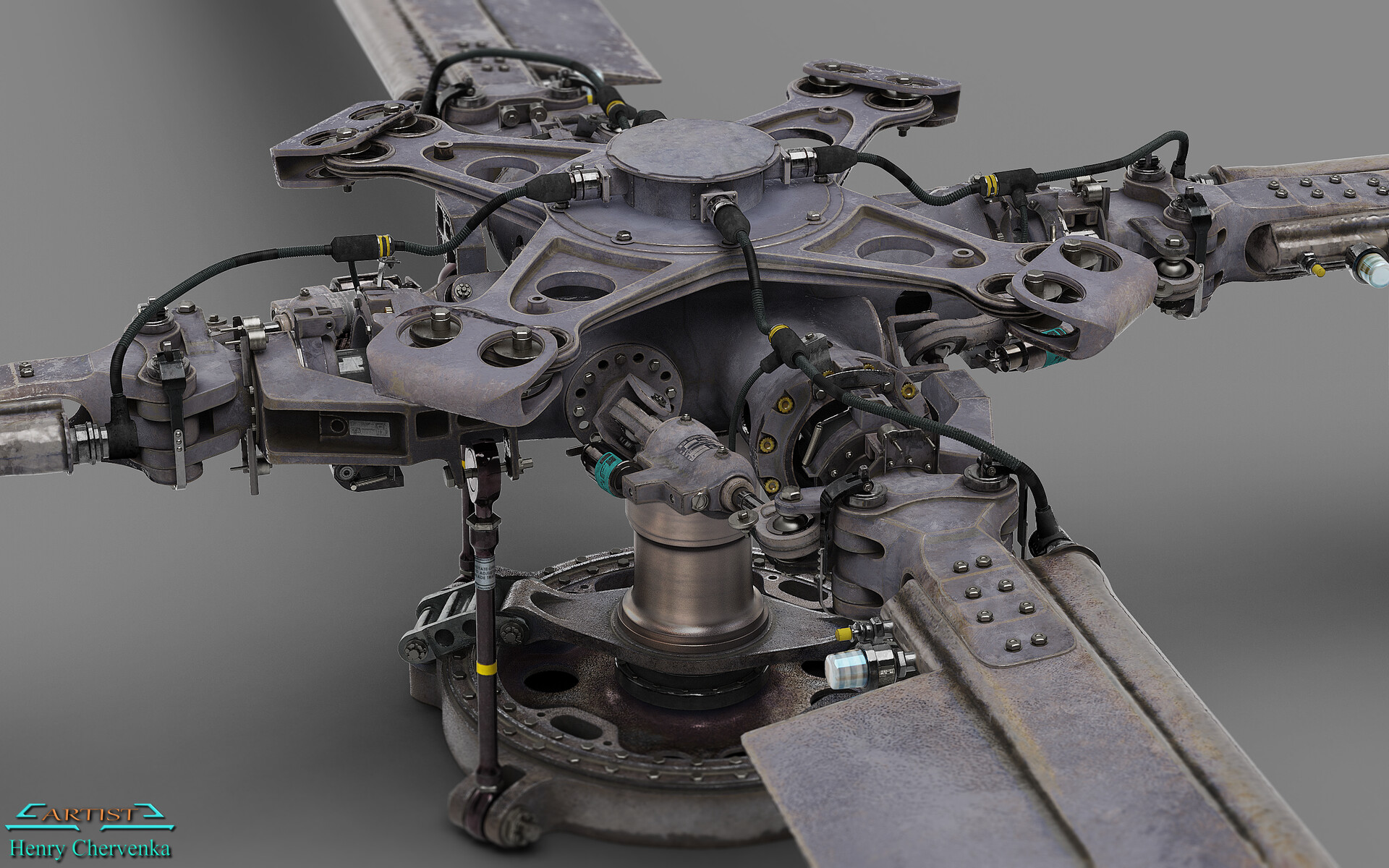 ArtStation - UH 60 Main Rotor | Tutorial