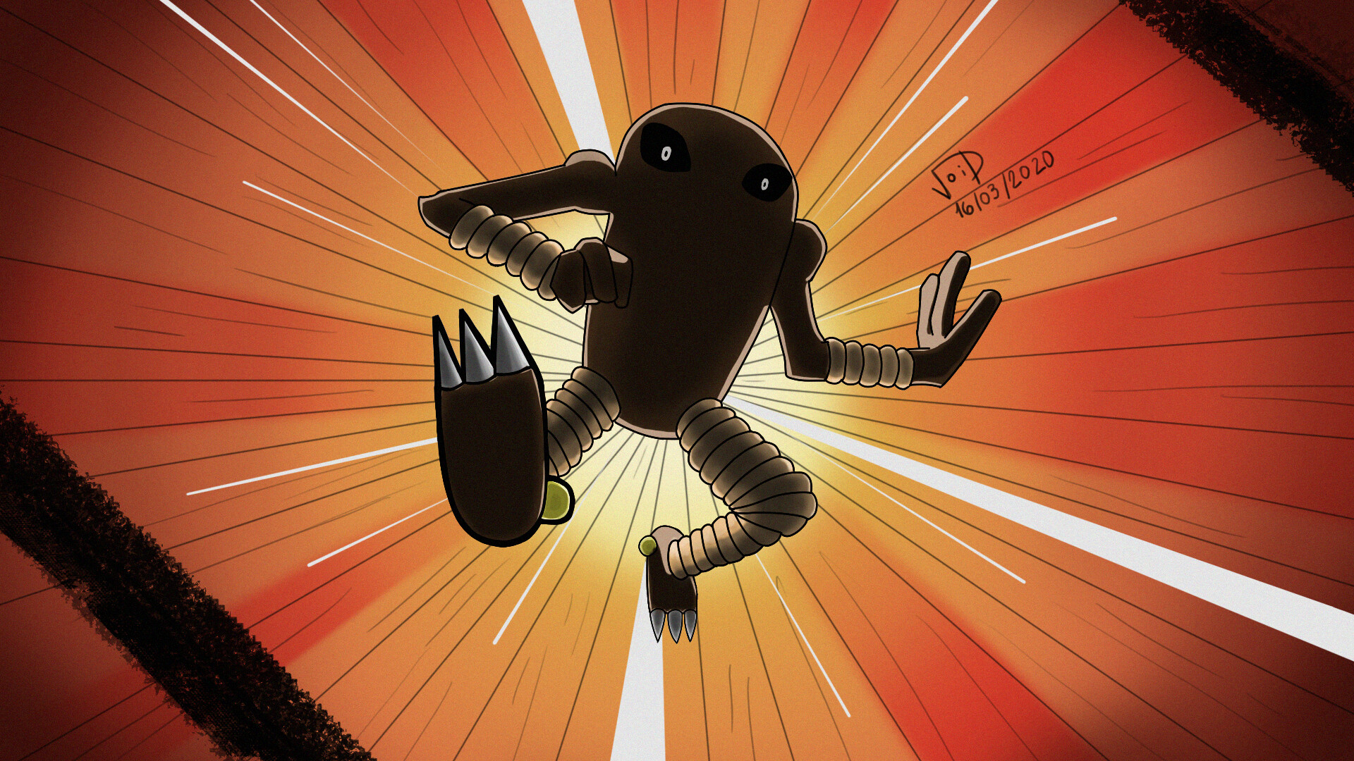 ArtStation - Hitmonlee - #106 (Pokémon)