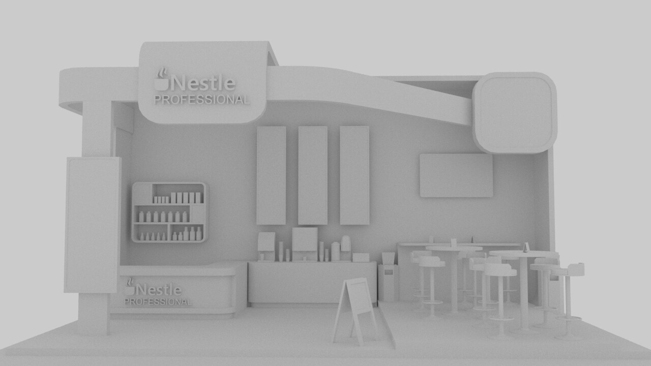 ArtStation - Coffee Exhibition Stall