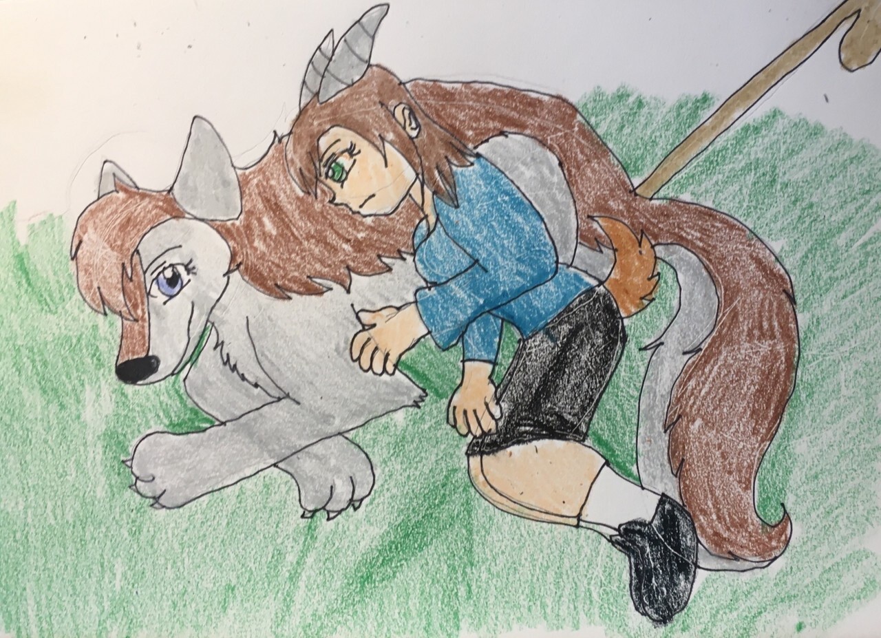deviantart wolf child