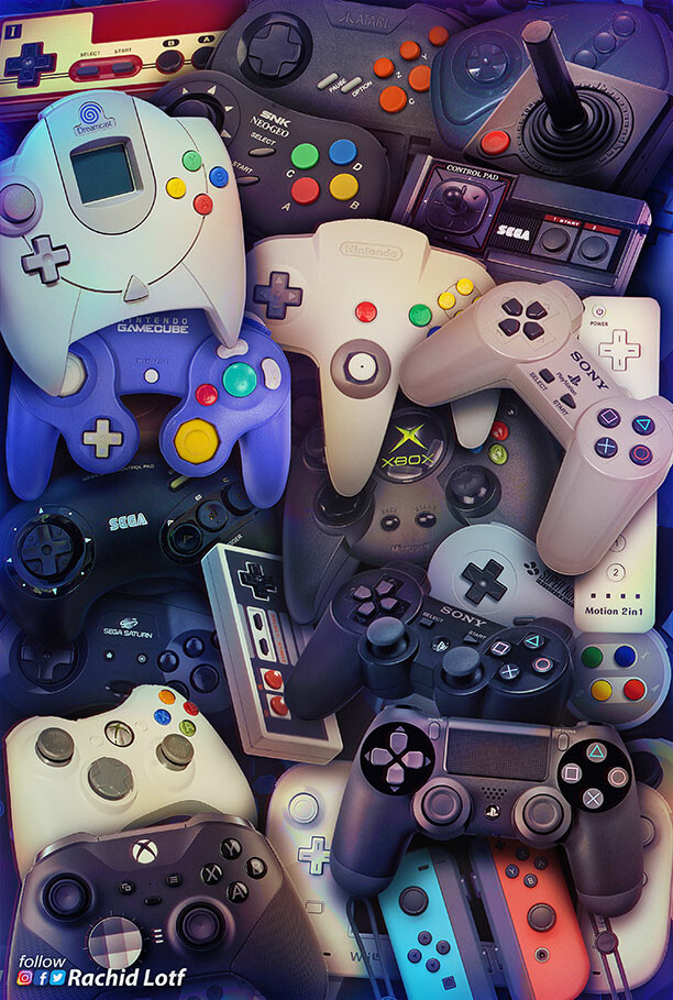 ArtStation - Consoles Controllers
