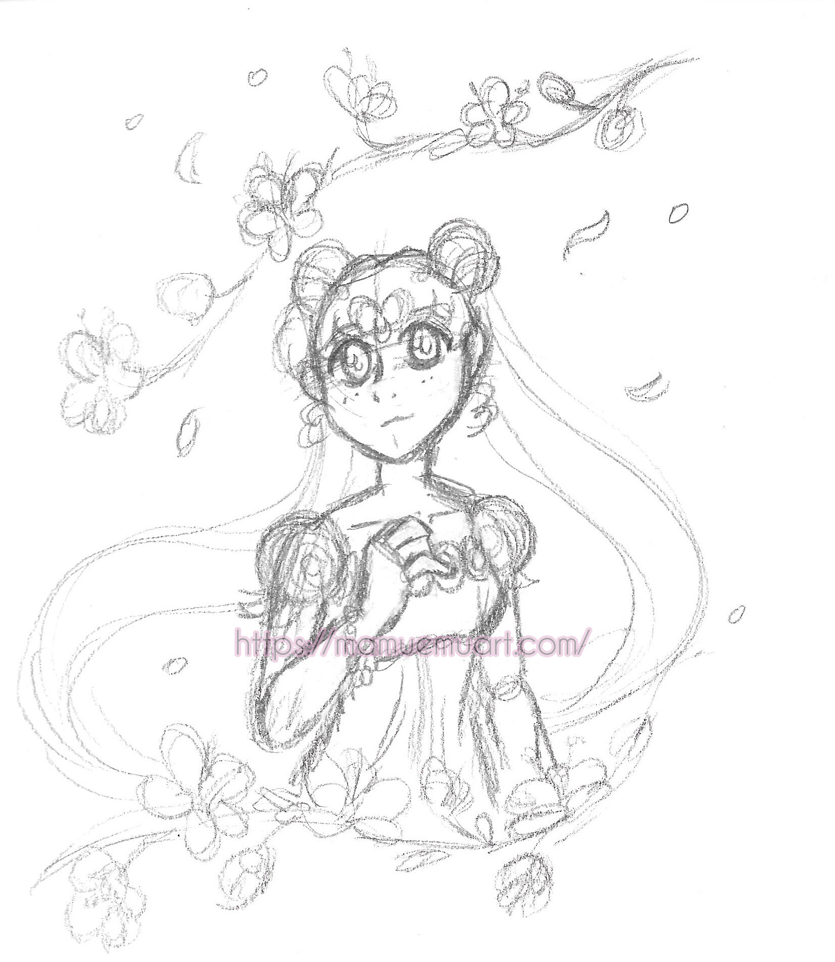 princess serenity coloring pages