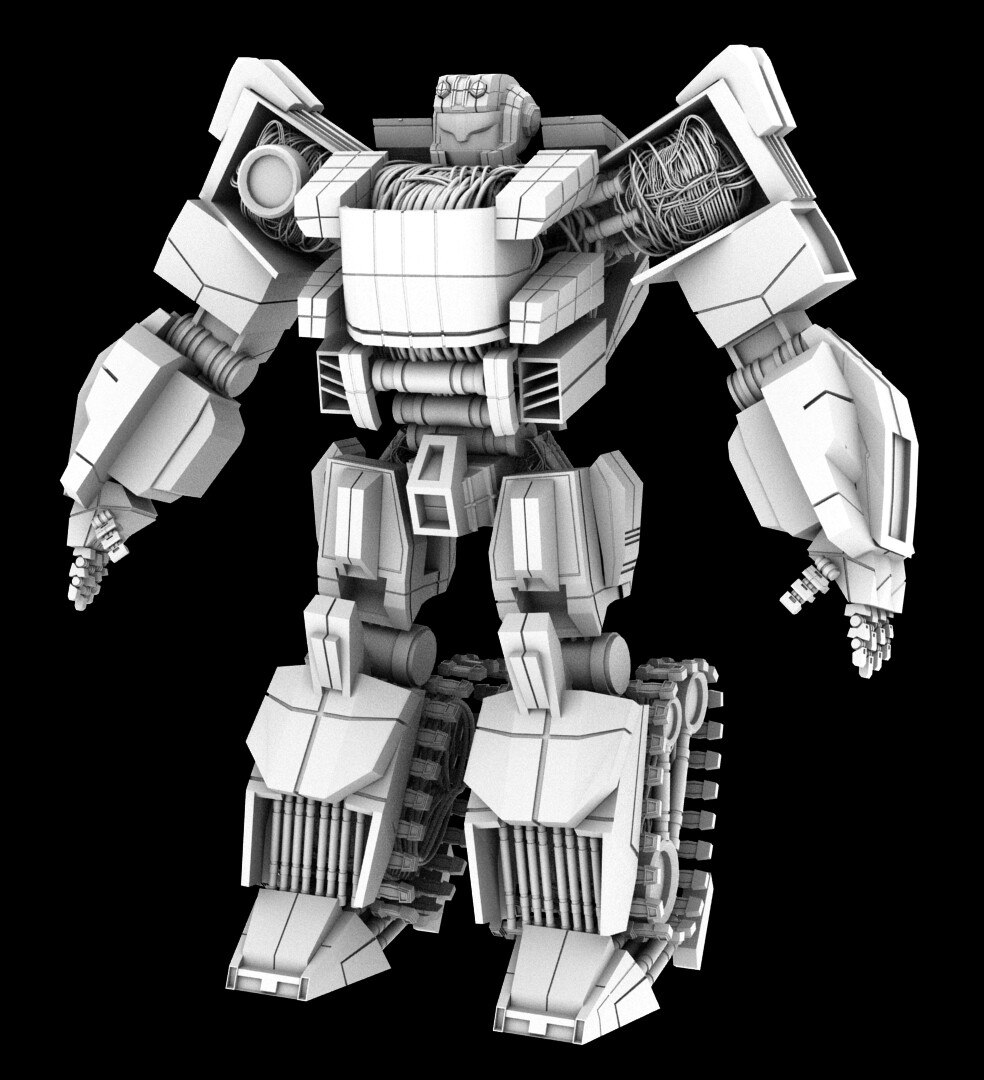 ArtStation - Robot Modeling 3D