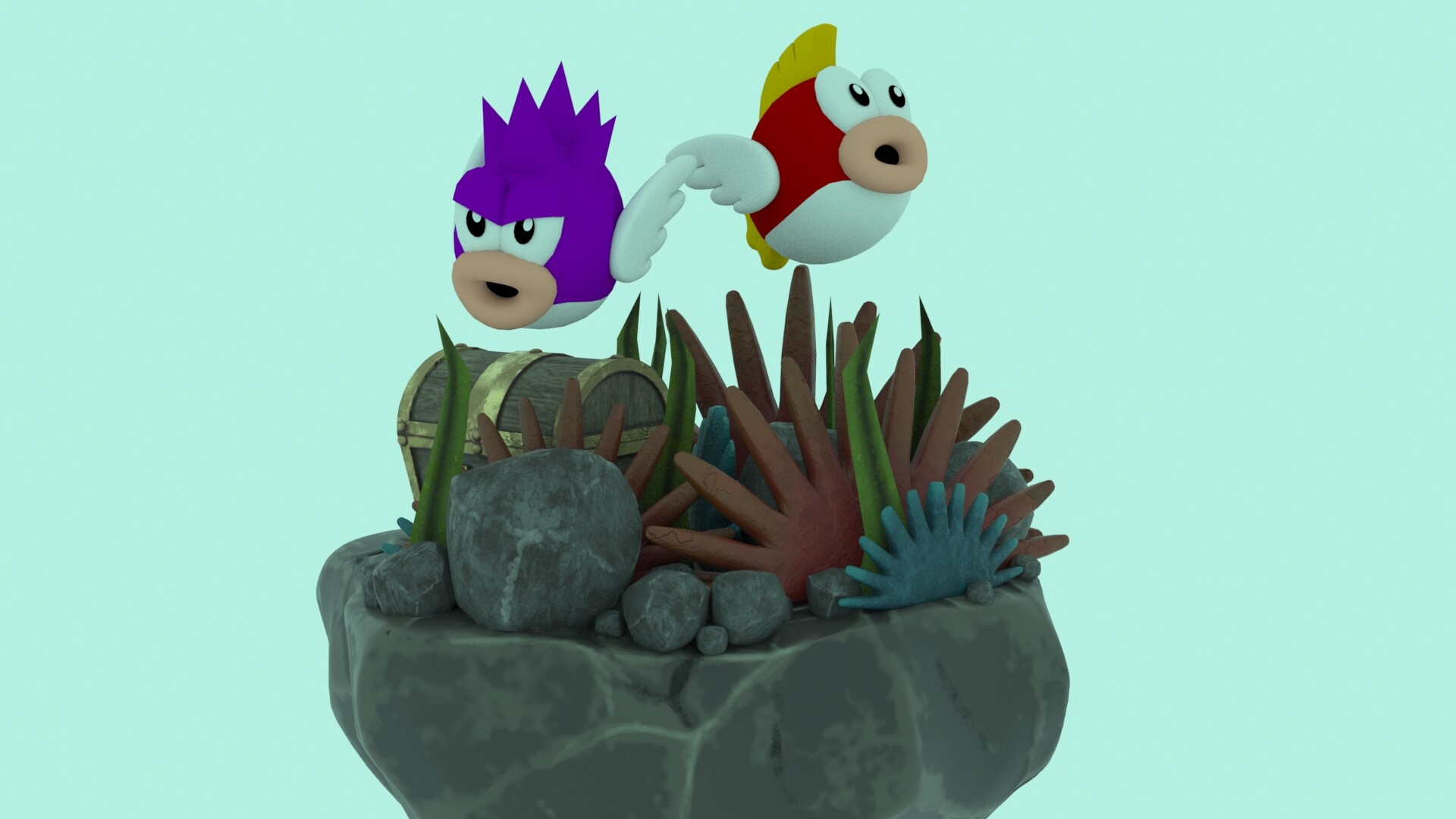 Super Mario Cheep Chomp