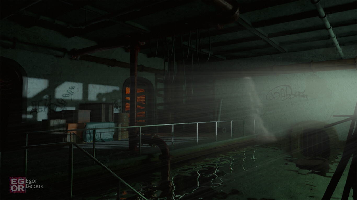 ArtStation - Basement [HL2]