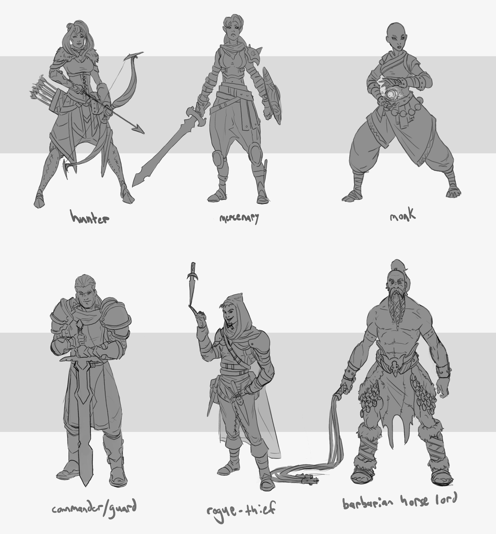 Evan Yovaisis - Cloudcade - Character Art - Neutral and Extras