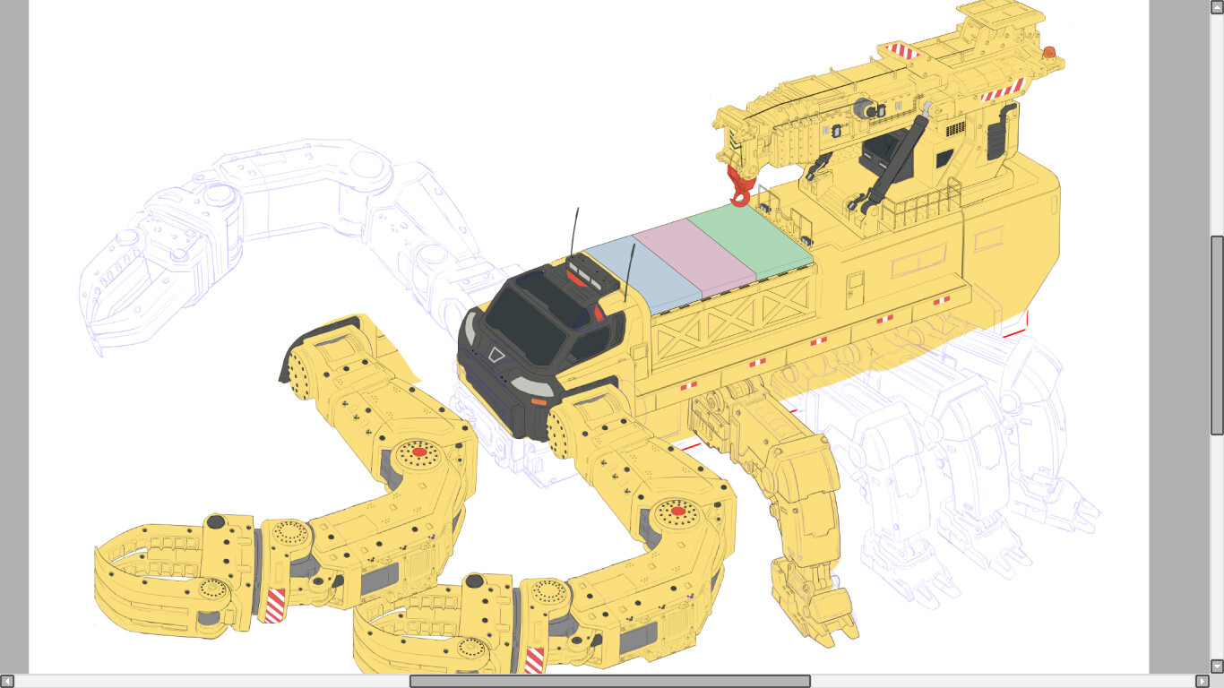 ArtStation - Scorpion Mech (Commissioned Work), Lance Dayne Burgos