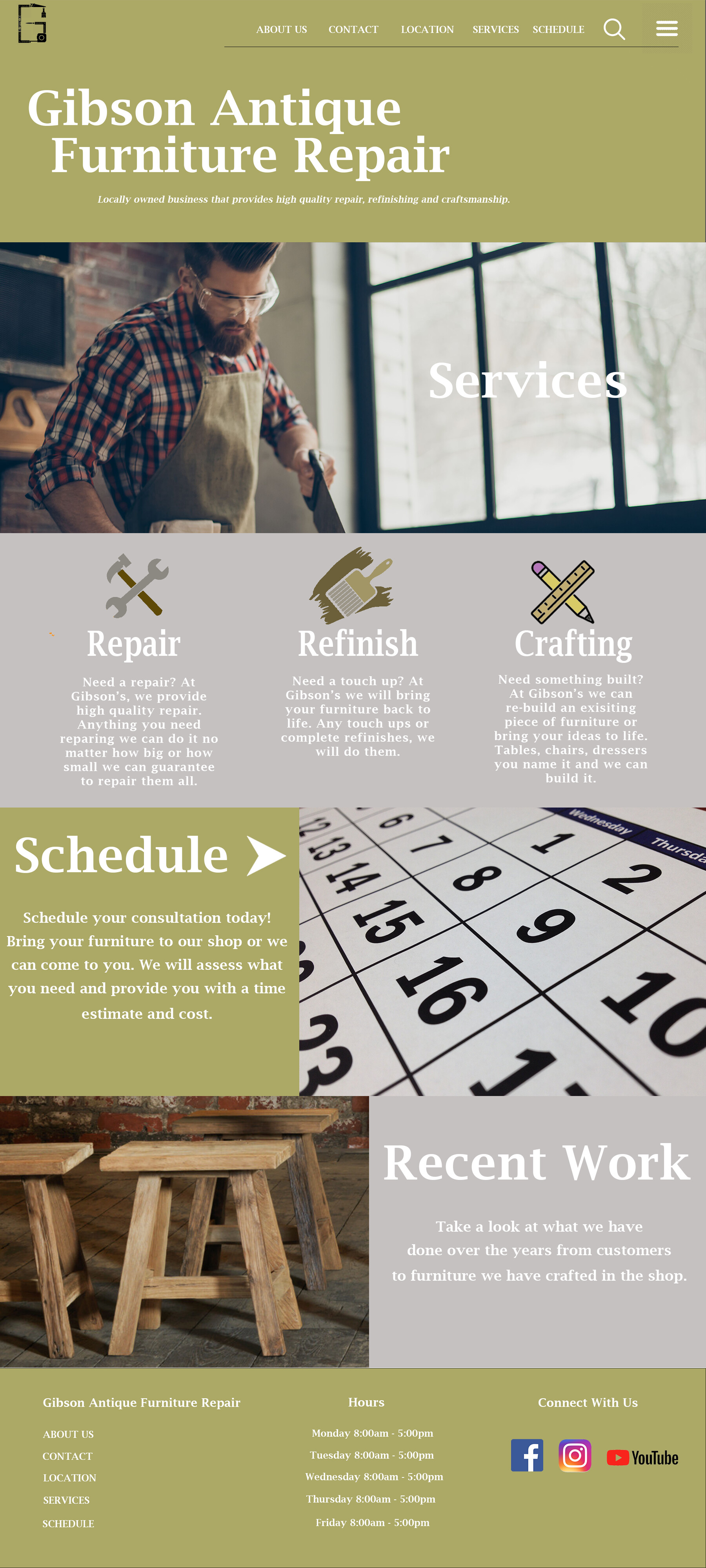 Calvin Gibson - Website Design