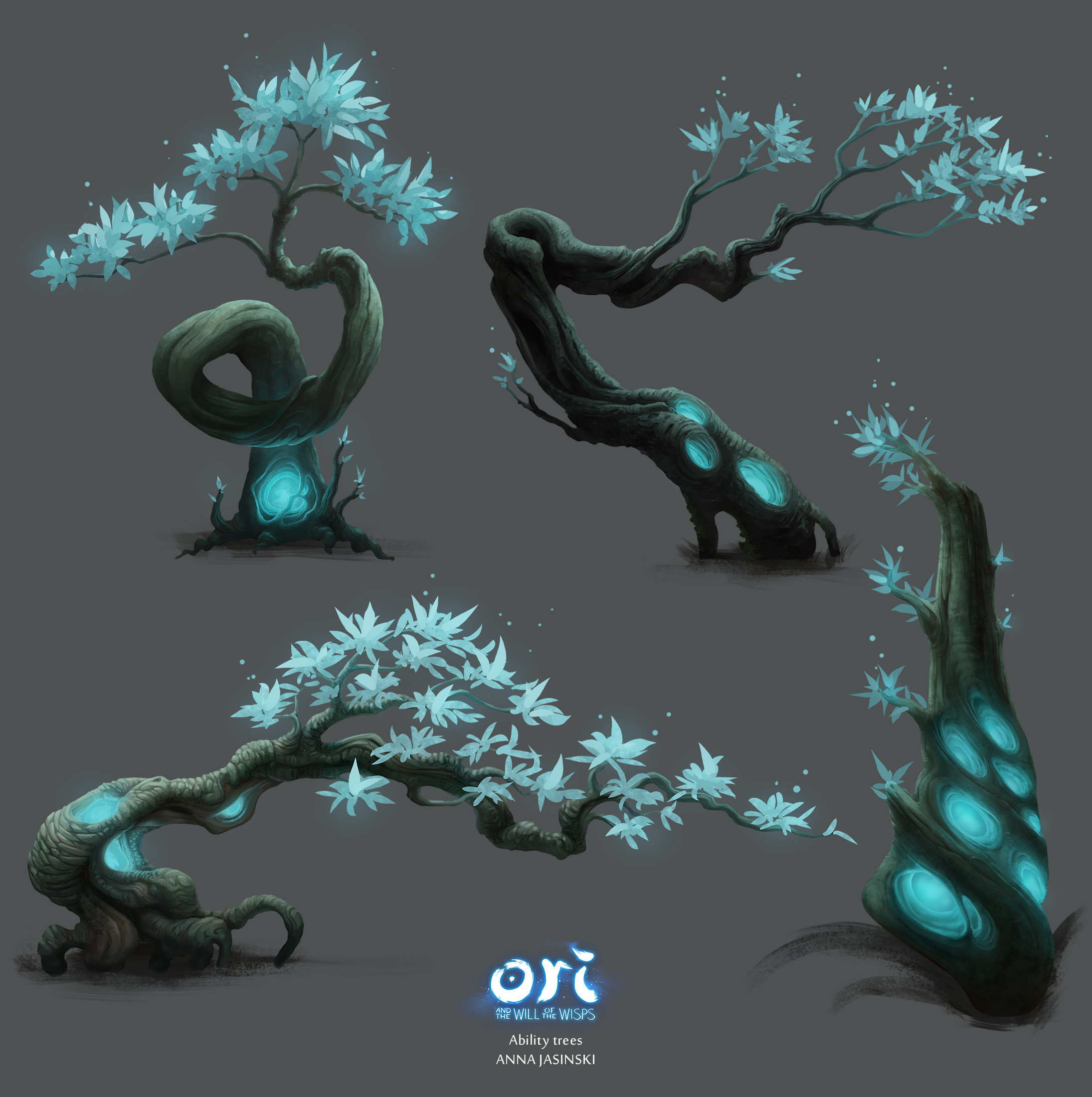 Anna Jasinski - Ori and the Will of the Wisps - Ability Trees
